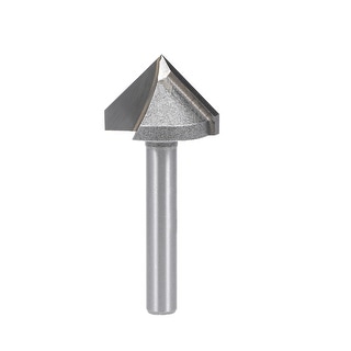 Router Bit 6mm Shank 22mm Dia 90 Degree V-Groove End Mill Tungsten ...