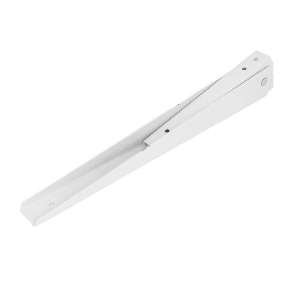 Unique Bargains 300mmx180mm L Shape Metal Right Angle Shelf Folding ...