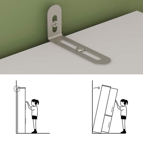 Combo Armoire Wardrobe Storage Cloest Modular Cabinet Dresser Lacquer ...