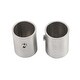 Stainless Steel Cylinder Shape Closet Rod Bracket Flange Support 1"Dia ...