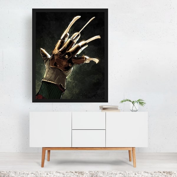 Freddy Krueger Claws Digital Elm Street TV Movies Art Print/Poster ...