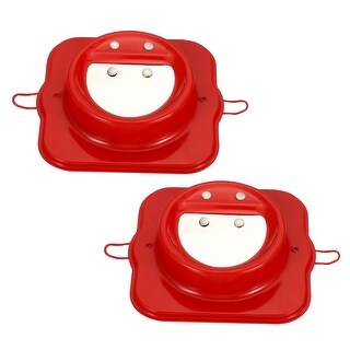 2Pcs 4" Backdraft Damper Backflow Preventer Draft Blocker Duct Adaptor ...