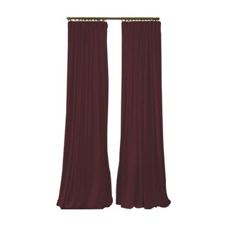 Moshells 84" Hyatt Curtain Panel - Burgundy - Bed Bath & Beyond - 16978323