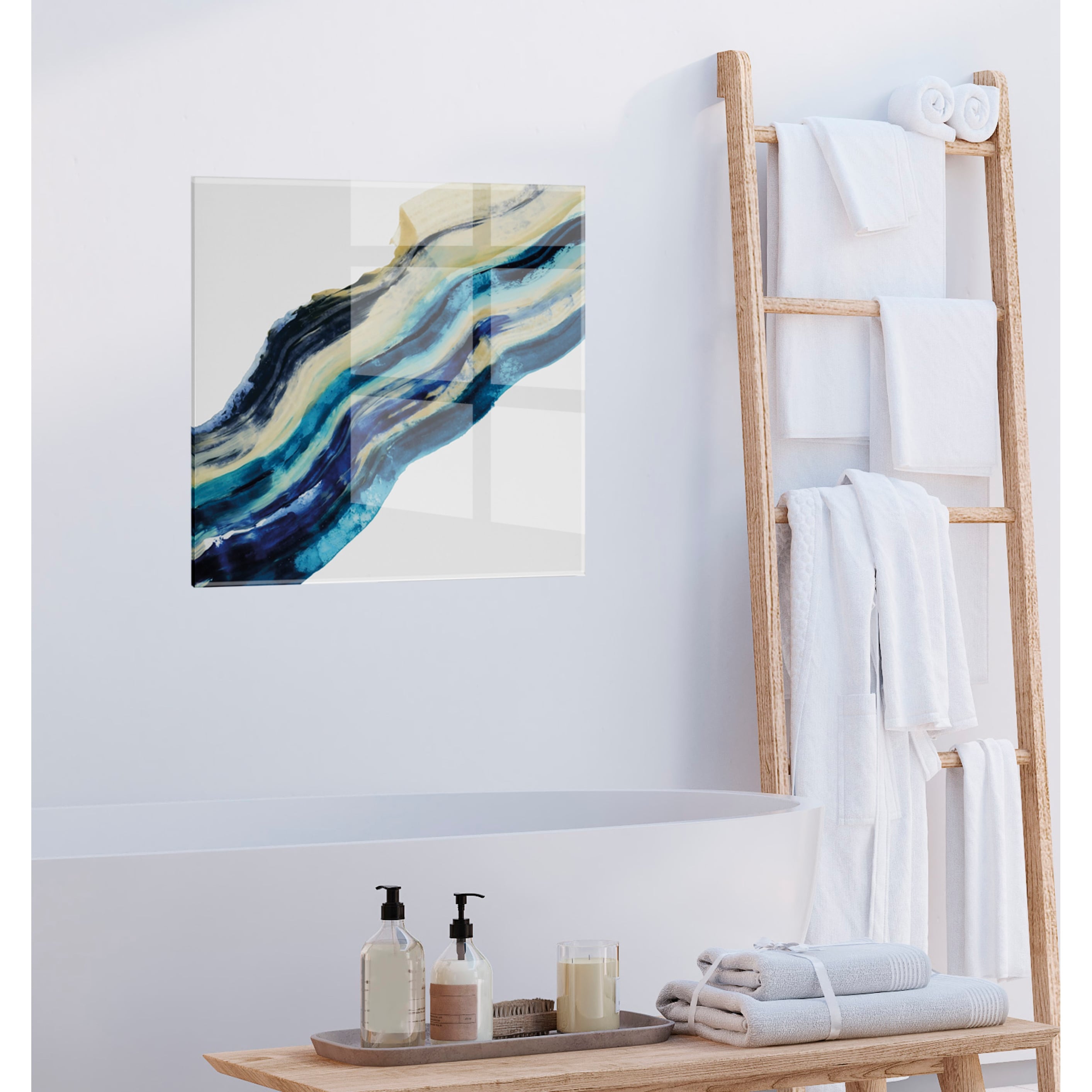 Kate and Laurel Inca Trail Floating Acrylic Art by Pete Olsen - Bed ...