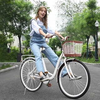 26 Inch Classic Bicycle Retro Bicycle Beach Cruiser Bicycle Retro ...