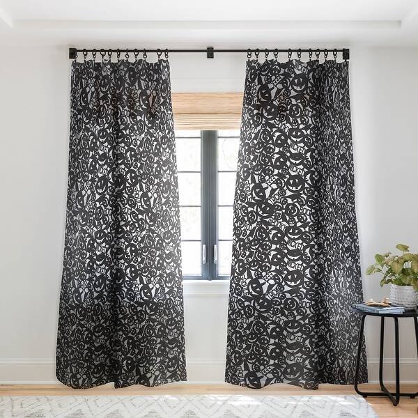 1-piece Sheer Something Wicked This Way Comes Made-to-Order Curtain ...