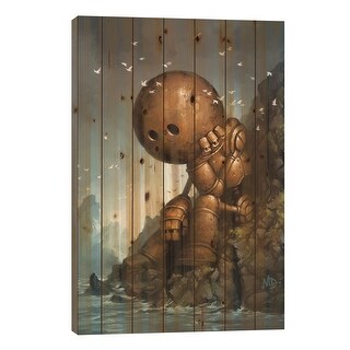 Introversion Print On Wood by Matt Dixon - Multi-Color - Bed Bath ...