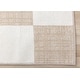 Modern Neutral Checkerboard Rug in Cream Beige - Bed Bath & Beyond ...