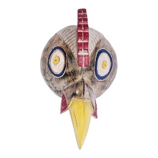Novica Handmade Bird-Headed African Wood Mask - Bed Bath & Beyond ...