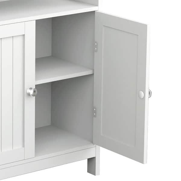 Bathroom double shutter doors cabinet - Bed Bath & Beyond - 36329881