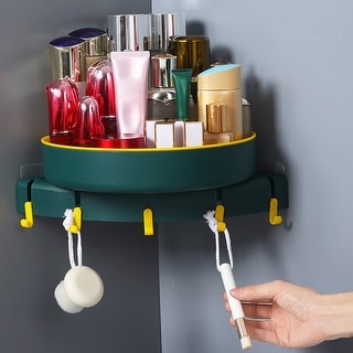 Storage Rack Wall Mounted Good Load Capacity Plastic Rotating Storage ...