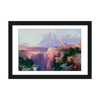 iCanvas "Rock Towers of the Rio Virgin, 1908 " by Thomas Moran - Bed ...