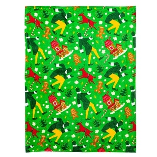 Warner Brothers Elf Busy Elf Silk Touch Throw Blanket - Bed Bath ...