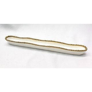 14" Bead Olive Serving Dish - Bed Bath & Beyond - 43598106