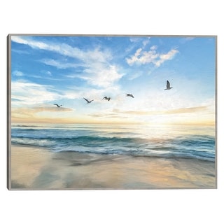 Coastal Flight Pattern By Studio Arts Canvas Art Print - Bed Bath ...