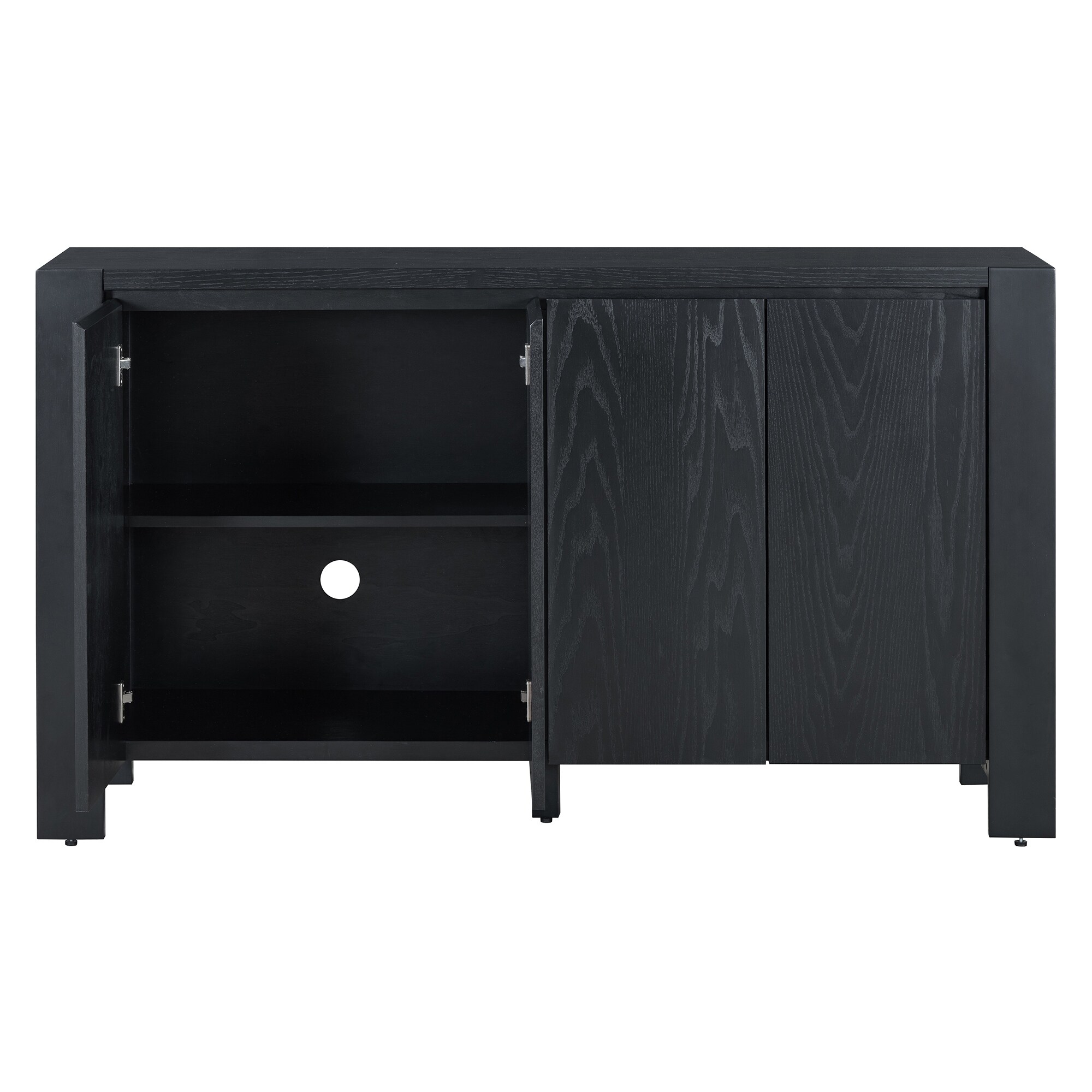 black buffet table ikea