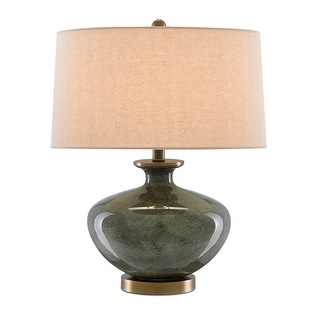 Currey & Company Greenlea Gray Table Lamp - 21.25"h x 17"dia - Bed Bath ...