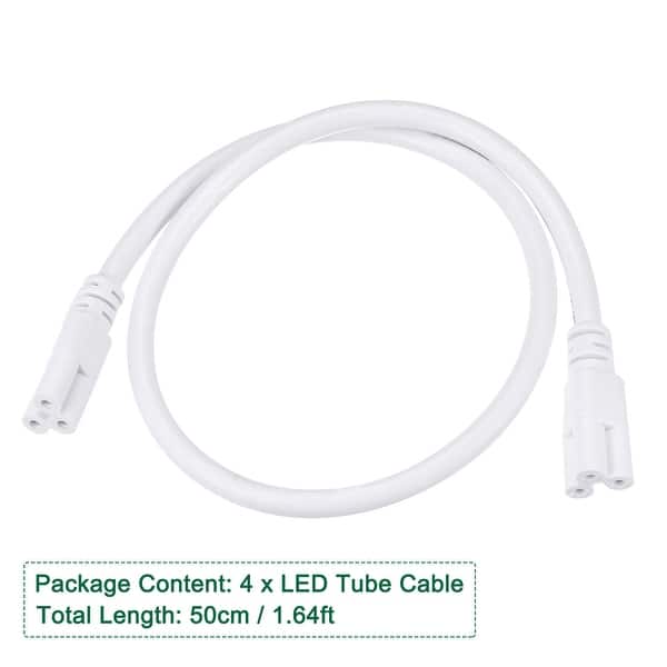 T5 T8 LED Tube Connector Cable Male to Male Double End Extension Cord ...