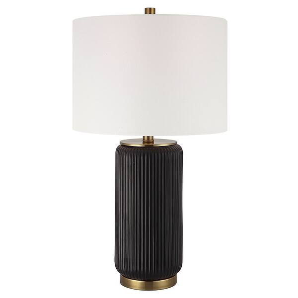 Cylinder Ceramic Table Lamp - 14"D x 14"W x 25.5"H - Bed Bath & Beyond ...