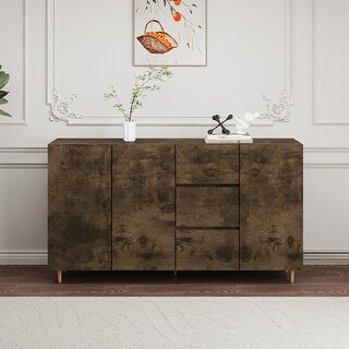 Comprehensive Storage Cabinet with Divided Display for Modern Living ...