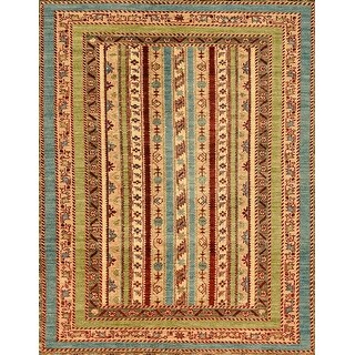 Ahgly Company Machine Washable Abstract Metallic Gold Area Rugs - Bed ...