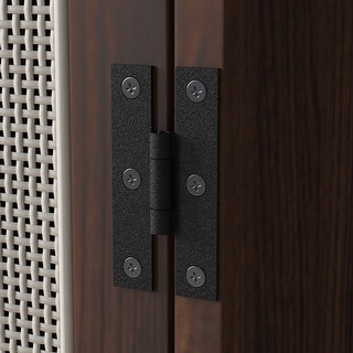 H Flush Hinge 3 Inches Long Black Wrought Iron Black Rust Resistant ...