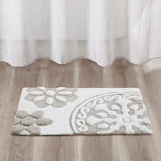 Medallion Cotton Tufted Bath Rug 20"x30" - Bed Bath & Beyond - 39082200