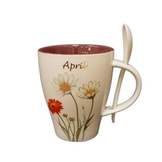 April Daisy Mug And Spoon - Bed Bath & Beyond - 40446852