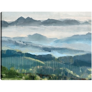 Misty Mountain View By Studio Arts Canvas Art Print - Bed Bath & Beyond ...