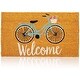 Natural Coir Doormat, Bicycle Welcome Mat (30 x 17 Inches) - Bed Bath ...