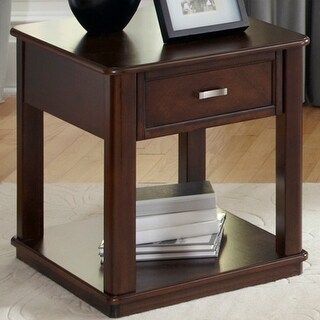 Heatherbrook Charcoal and Ash End Table - Bed Bath & Beyond - 12033006