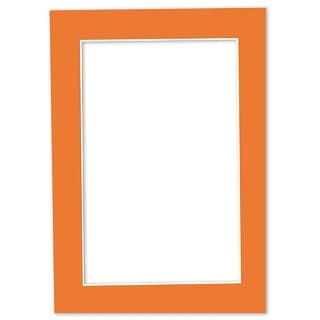 20x30 Mat Bevel Cut for 14x25 Photos - Acid Free Orange Precut Matboard ...