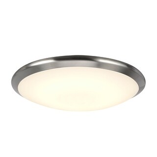 Aspen Creative LED Large Flush Mount Ceiling Light Fixture, Satin ...