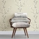 A-Street Prints Monterey Ivory Floral Branch Wallpaper - Bed Bath ...