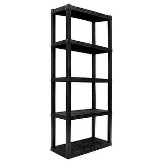 Oskar 5-Tier Heavy Duty Shelving Unit W30 x D14 x H75 Home Storage ...