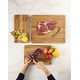 Sango Atelier Acacia Wood 3-Piece Cutting Board Set with Straight Edge ...