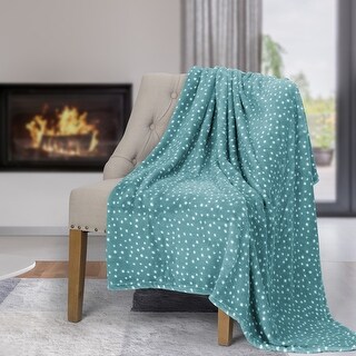 Premium Plush Throw Blanket 60in x 50in (Aqua) - Bed Bath & Beyond ...