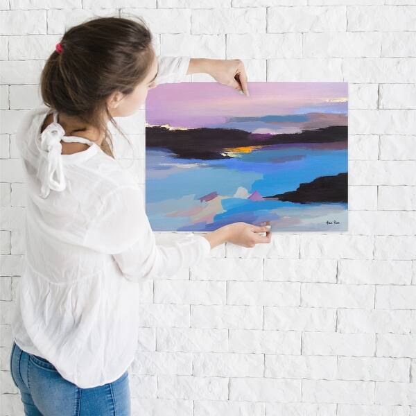 Americanflat - Abstract Landscape 2 by Hans Paus - 16"x20" Poster Art ...