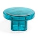 Modern Artistic Flower Glass Round Coffee Table Side Table - Bed Bath ...