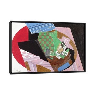 iCanvas "Draughtboard and Playing Cards " by Juan Gris Framed Canvas ...