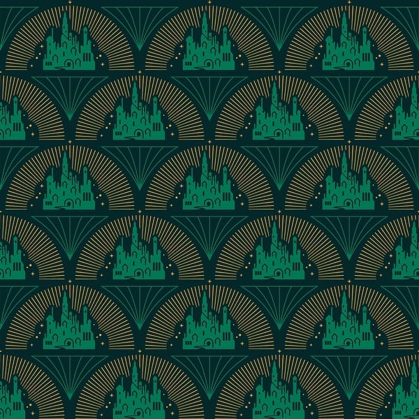 emerald green pattern wallpaper