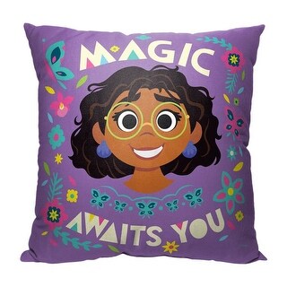 Disney Encanto Magic Awaits You 18 Inch Throw Pillow - Bed Bath ...