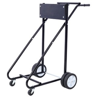 Heavy-Duty Outboard Motor Stand - 315 lbs Capacity Engine Stand with 4 ...