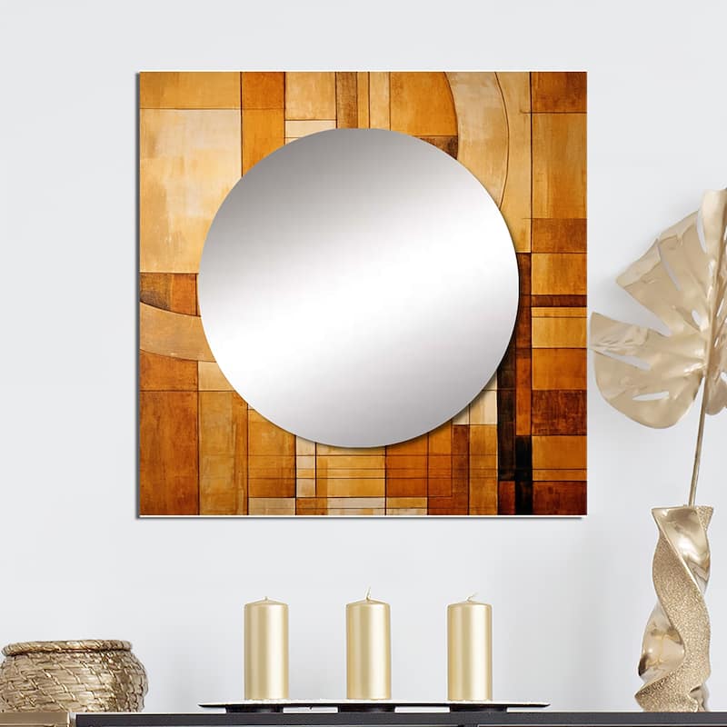 abstract shape mirror