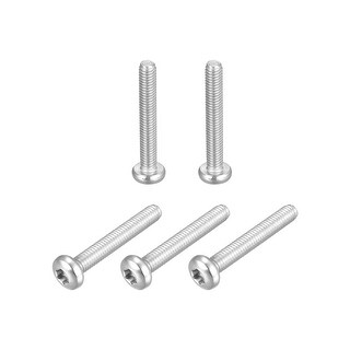 M6x40mm Torx Security Machine Screws, 5pcs 316 Stainless Steel Pan Head Screw - Silver - On Sale ...