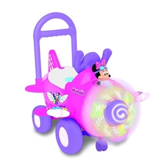 Deluxe Minnie Mouse Plane Activity Ride-On with Lights and Sounds - Bed ...