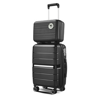 Luggage Sets 4 Piece PP Lightweight Expandable Suitcase with TSA Lock ...