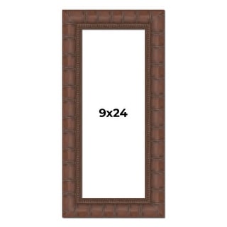 9x24 Frame Pewter Solid Wood Picture Frame Width 1.625 Inches ...