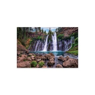 Waterfall, Mcarthur-Burney Falls Memorial State Park, California Print ...