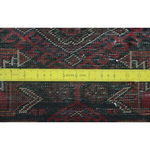 Semi Antique Nagi Red/Charcoal Runner - 2'6" x 8'4" - Bed Bath & Beyond ...